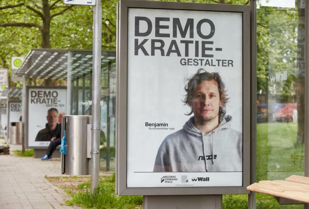 Plakate im öffentlichen Raum - DEMOKRATIE – AKZEPTANZ – VIELFALT